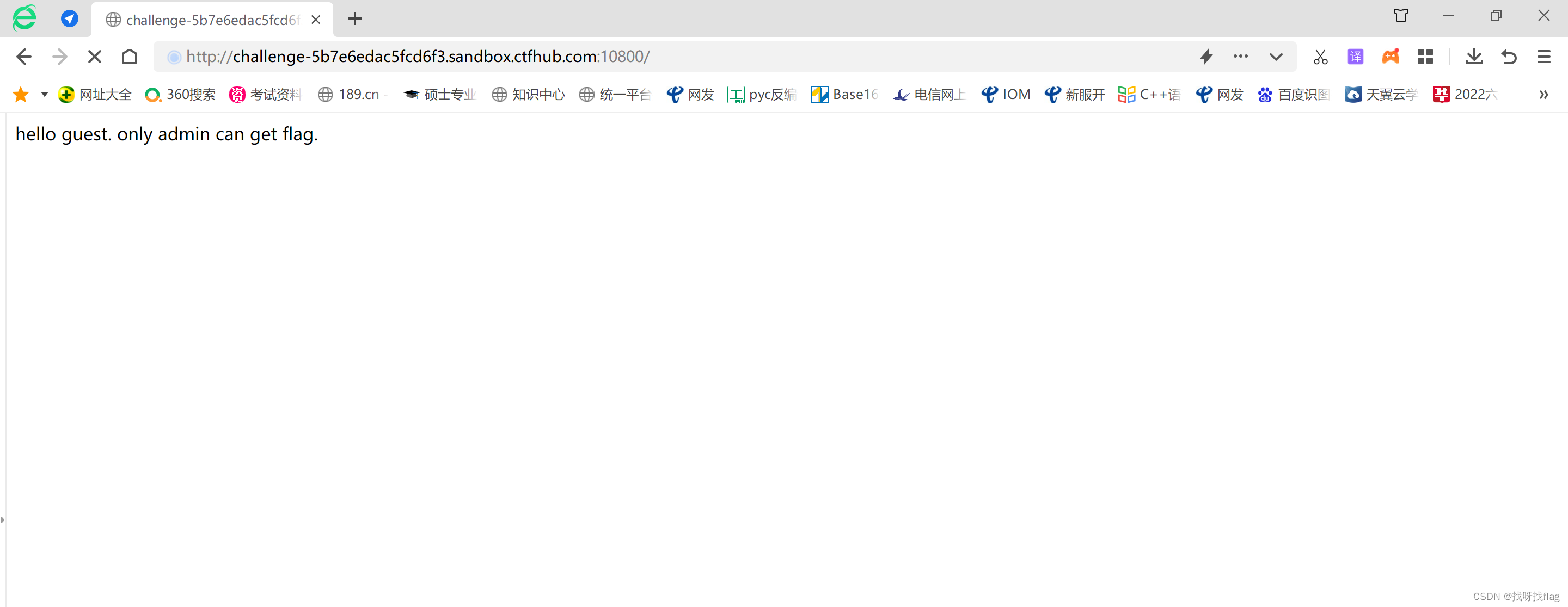 CTFHub：利用Burp进行HTTPCookie篡改-CSDN博客