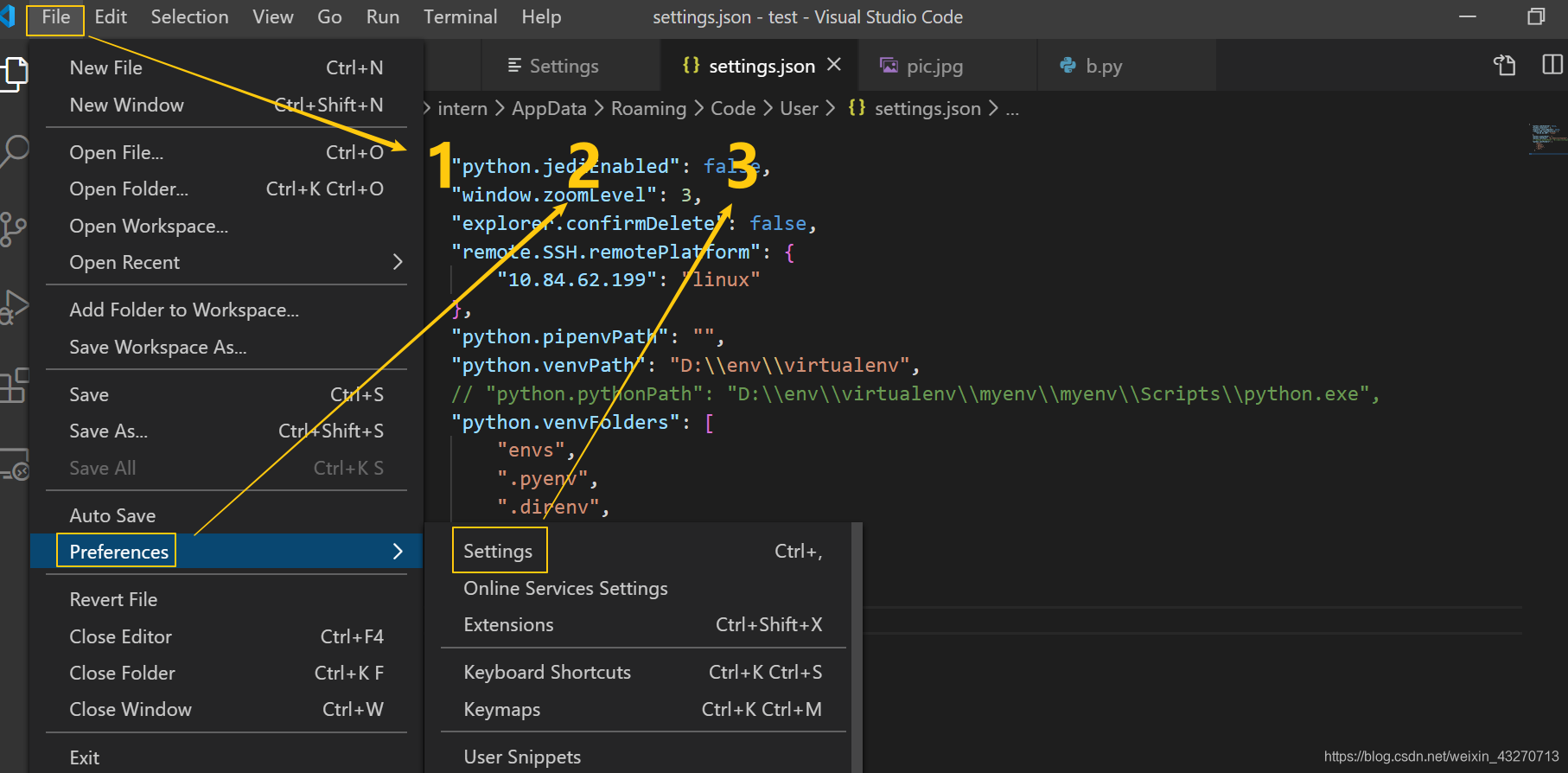【技术栈——00035】很详细的vscode增加python的virtualenv虚拟环境的方法._vscode 调试python如何加载 ...