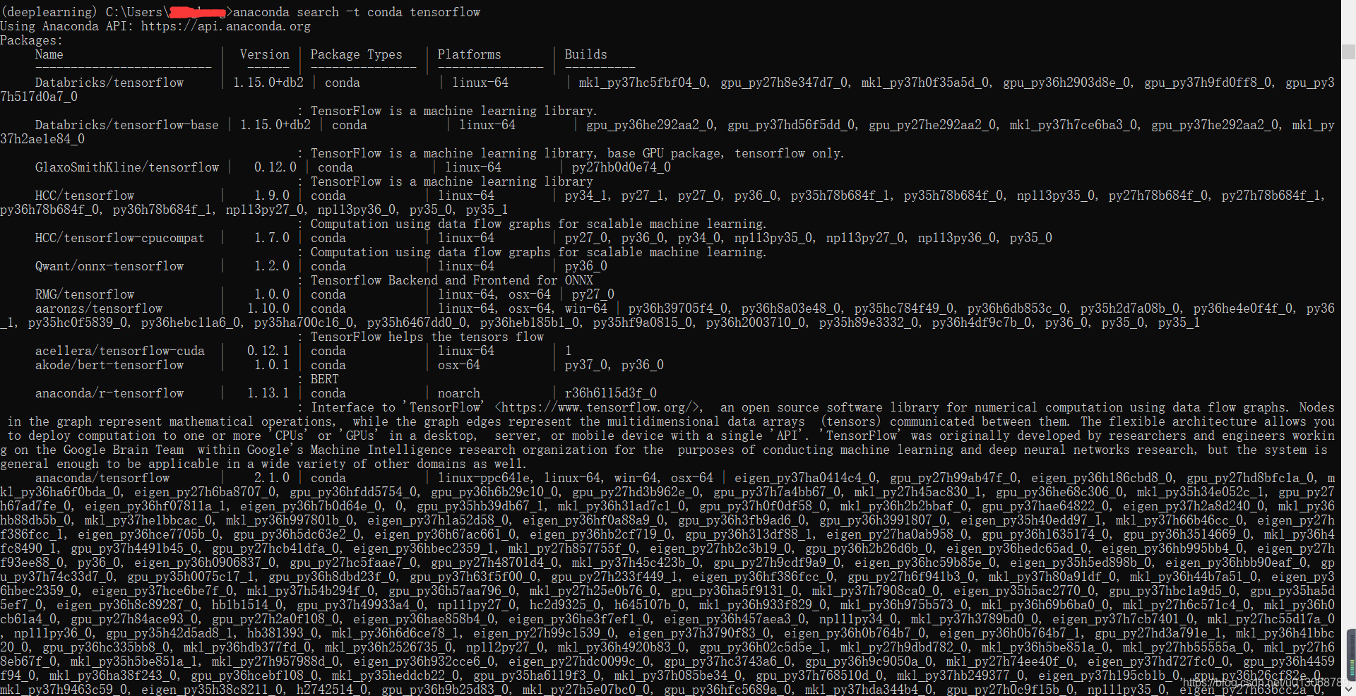 win10安装TensorFlow_mkl-fft-CSDN博客