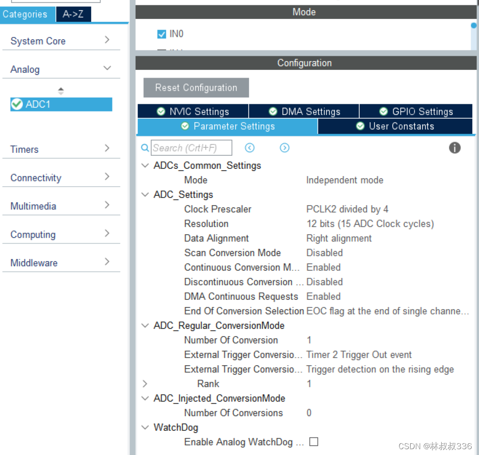 STM32CubeMX-ADC hal库 3定时器触发_cubeide使用定时器触发adc-CSDN博客