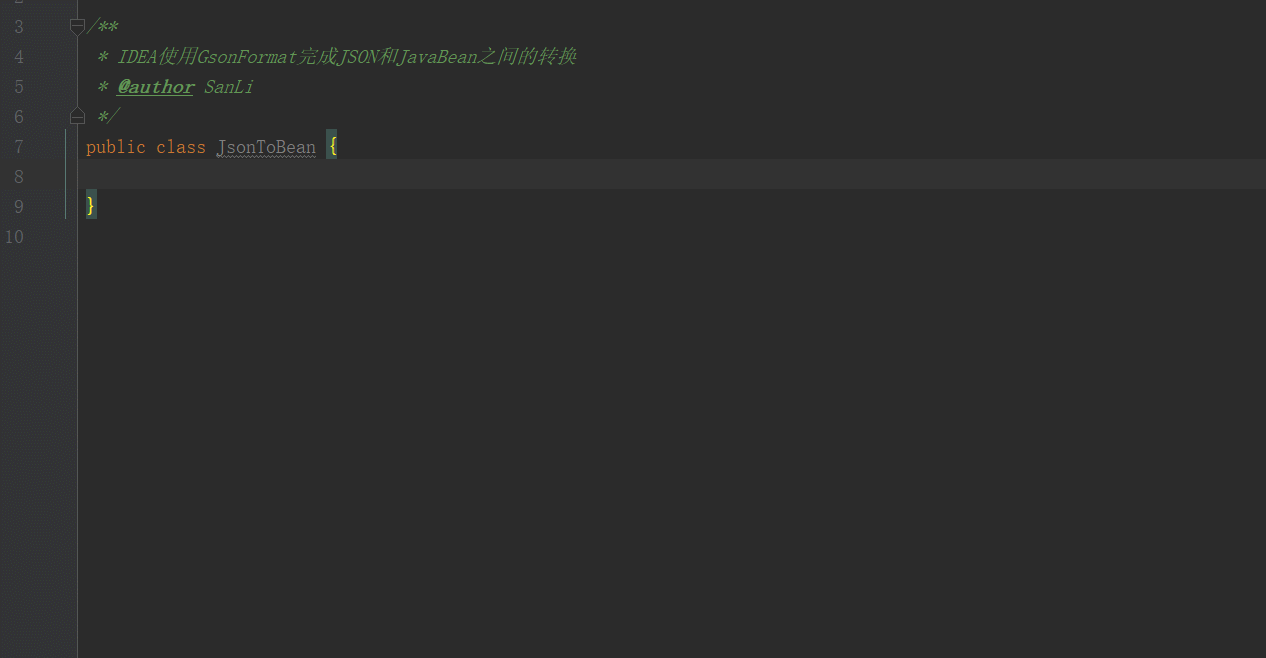 IDEA 使用 GsonFormat，轻松完成 JSON 和 JavaBean 转换！_javabean互转idea 插件-CSDN博客