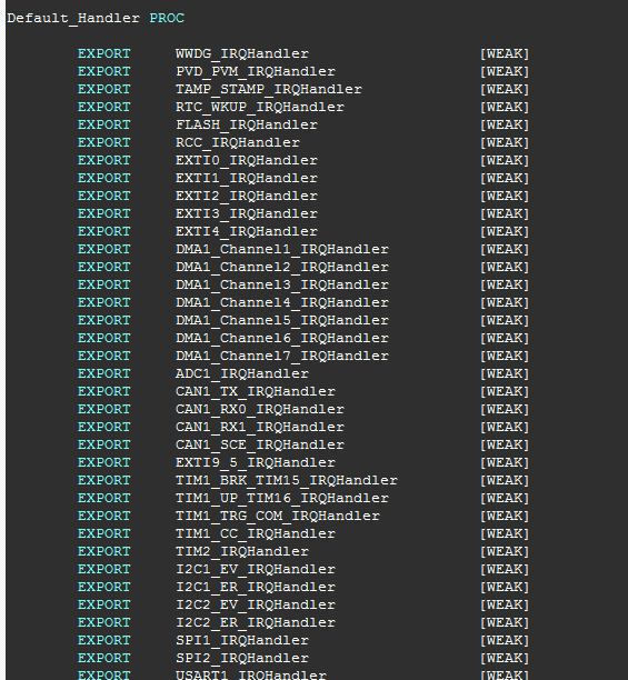 【玩转STM32】：Default_Handler问题_default——handler-CSDN博客