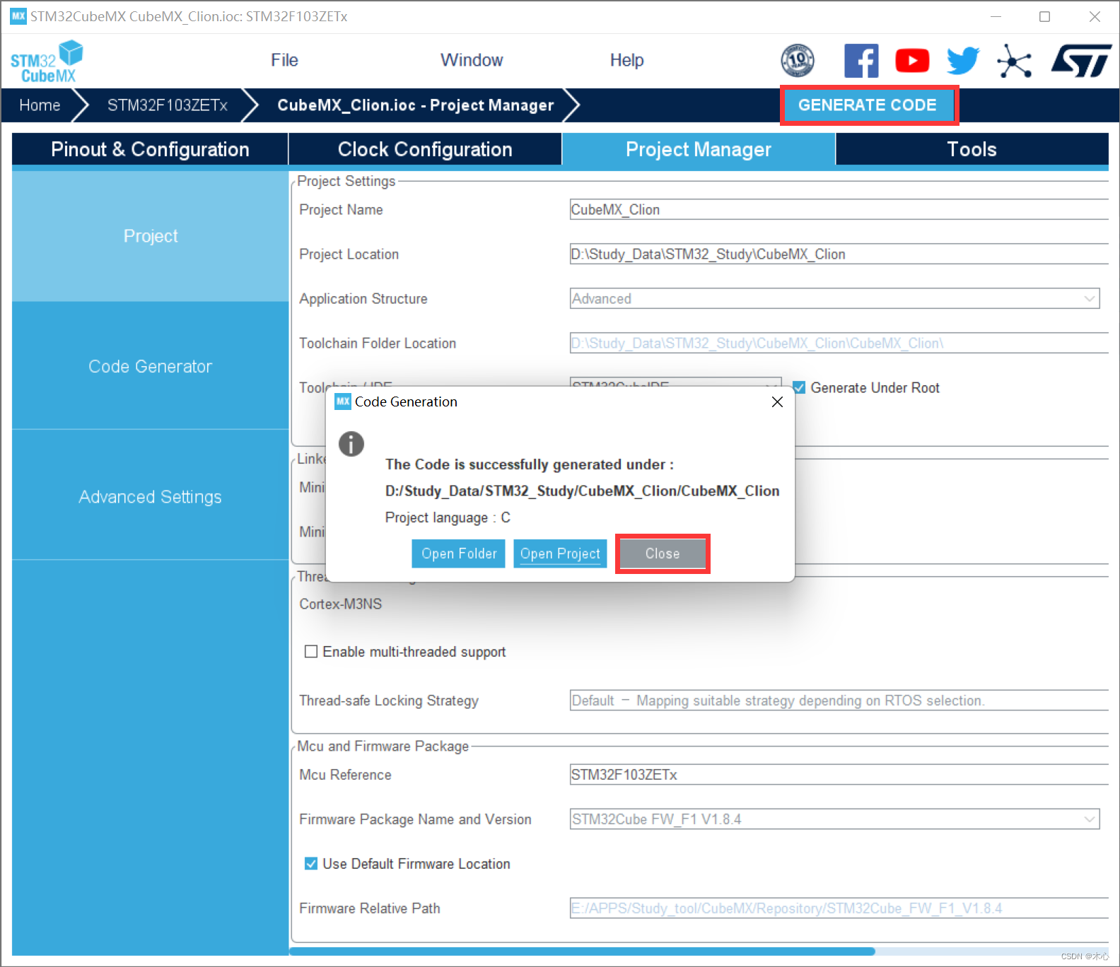 配置Clion和CubeMX联合开发环境（支持编译、直接烧录）_cubemx clion-CSDN博客