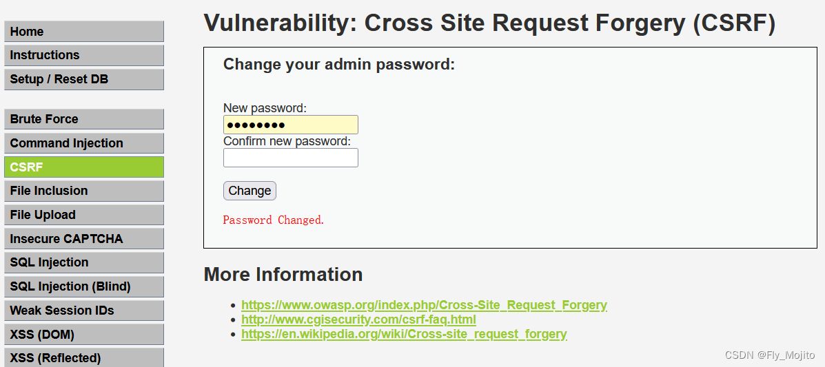 DVWA——CSRF_dvwa csrf 中等难度为什么没阳refer-CSDN博客