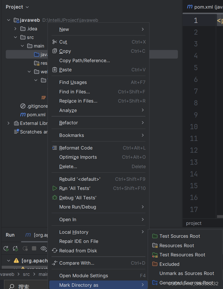 入门JavaWeb之 Maven 项目架构管理工具_java mvn界面管理-CSDN博客