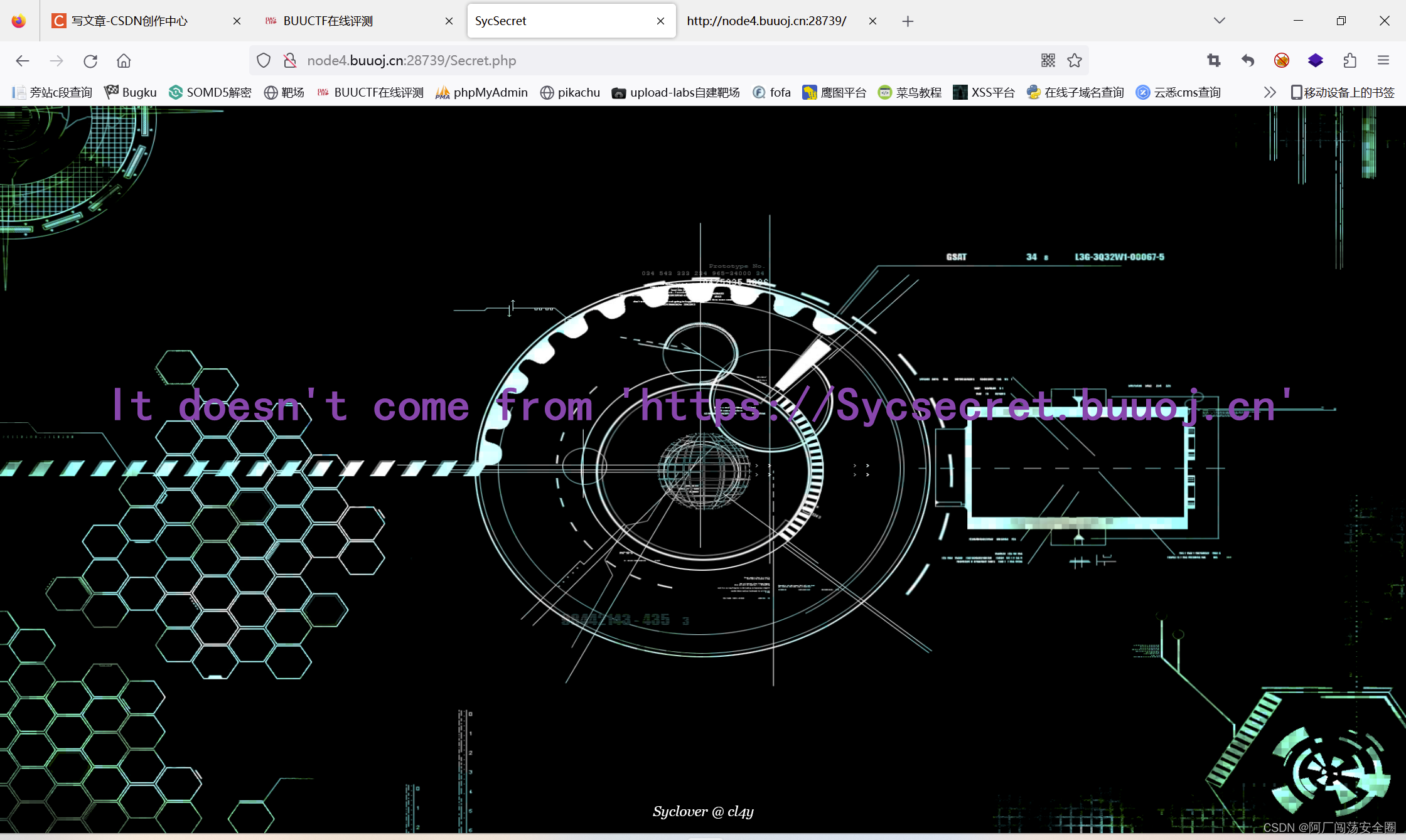 Bugku-CTF 你从哪里来/BUUCTF 【极客大挑战2019】Http_你从哪里来 bugku-CSDN博客