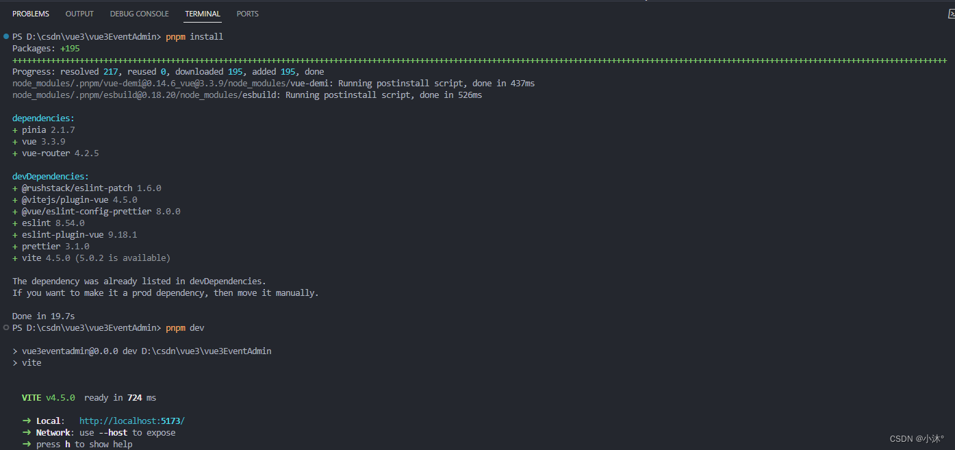 Vue3-pnpm包管理器创建项目_pnpm创建vue3项目-CSDN博客