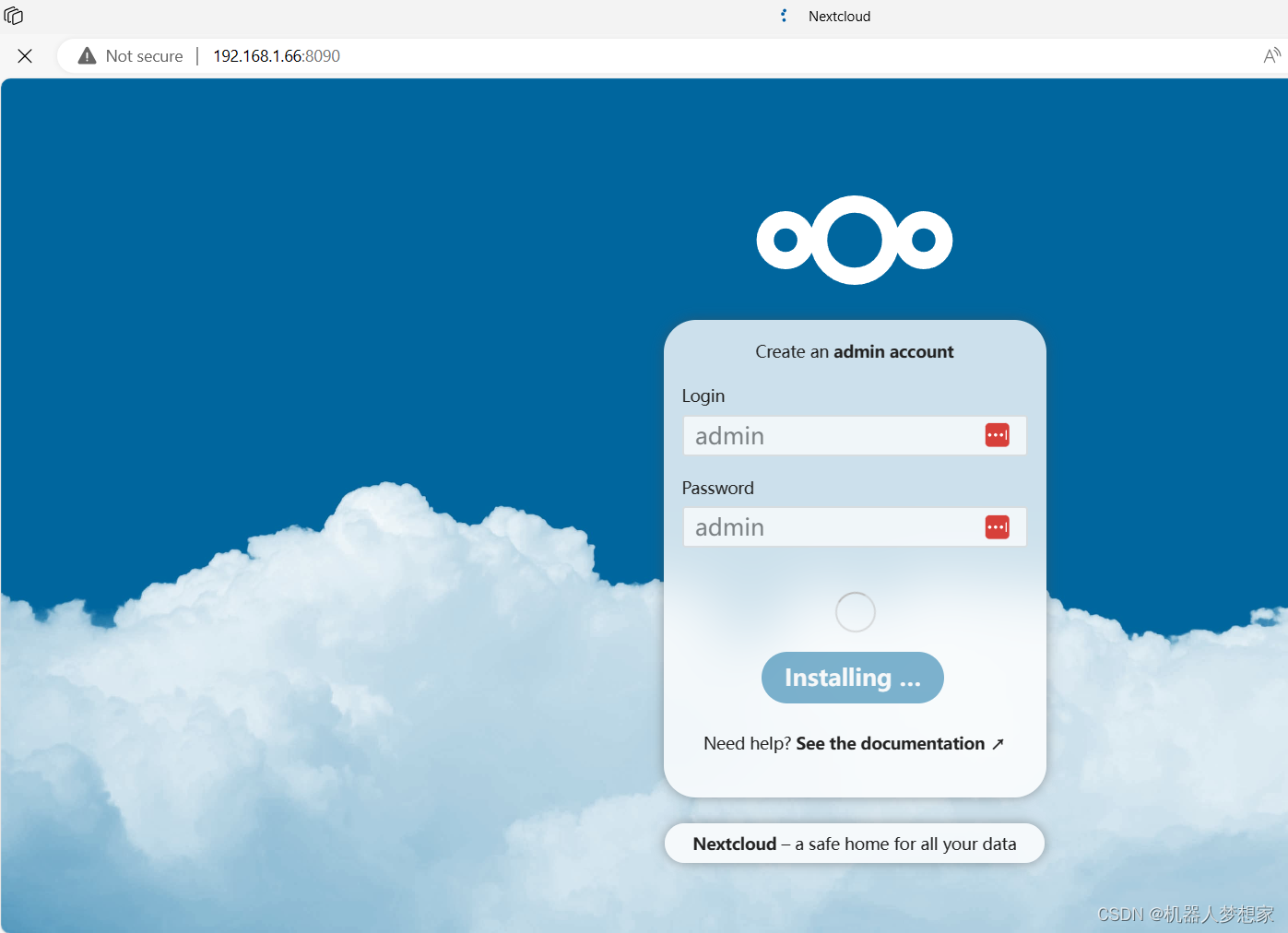 Docker快速搭建NAS服务——NextCloud_docker nas-CSDN博客