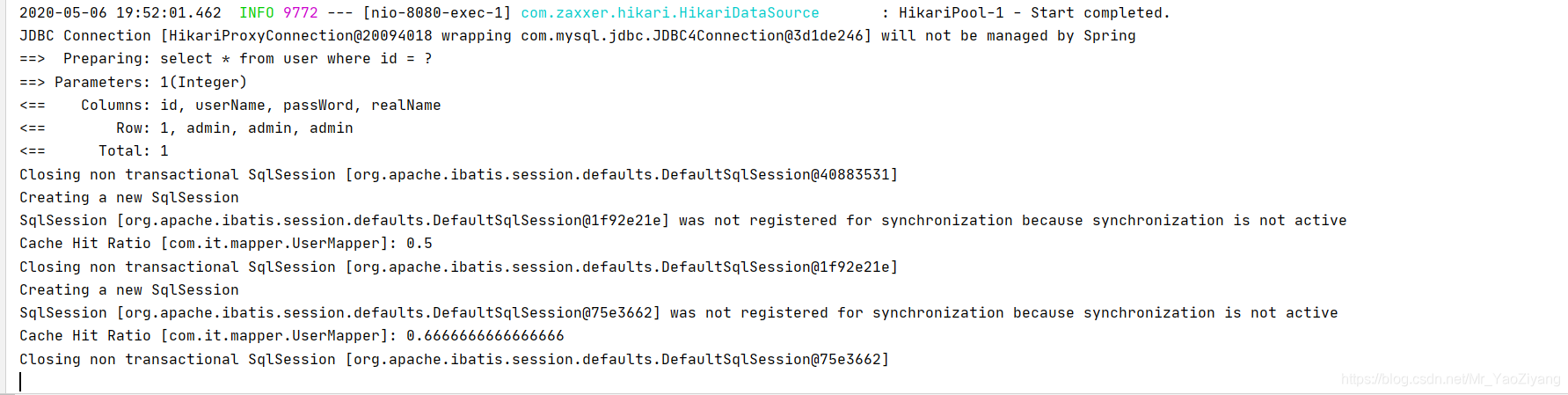 Springboot整合mybatis开启二级缓存springboot Mybatis 开启二级缓存 Csdn博客
