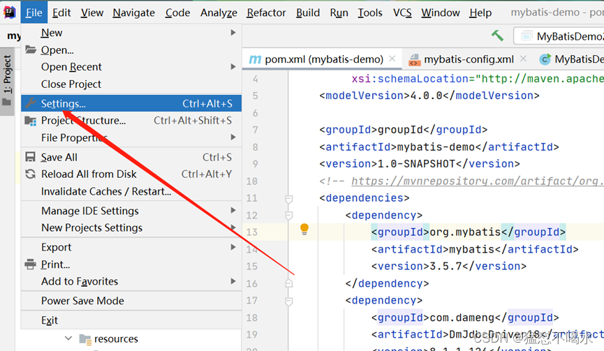入门级使用Mybatis进行DM数据库开发[IDEA]版本_mybatis dm-CSDN博客