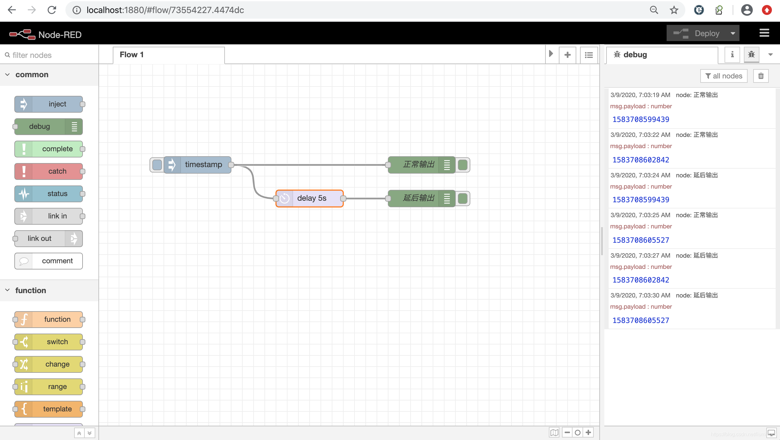 Node-RED使用指南：18:延时触发：delay vs trigger_node-red 延时-CSDN博客