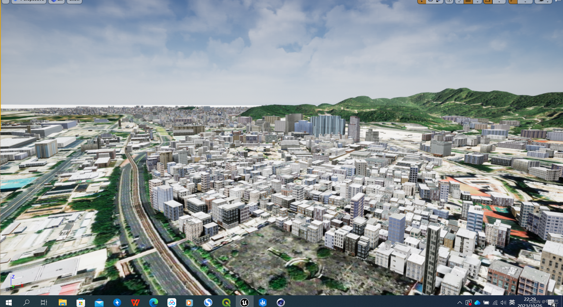 程序化建模 运用C4D，导入UE4 Cesium_gis数据生成三维城市模型后如何导入c4d继续制作-CSDN博客