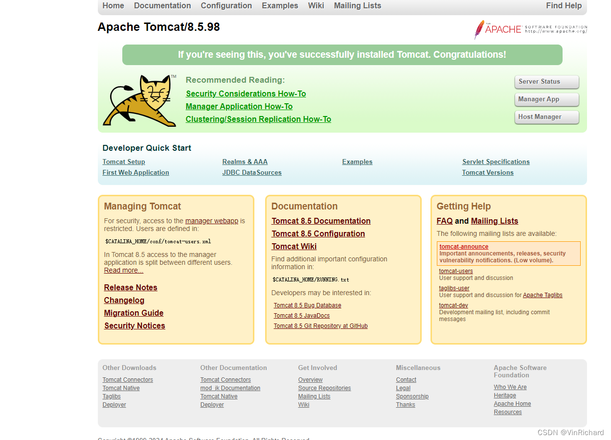 linux安装tomcat_linux tomcat8.5下载-CSDN博客