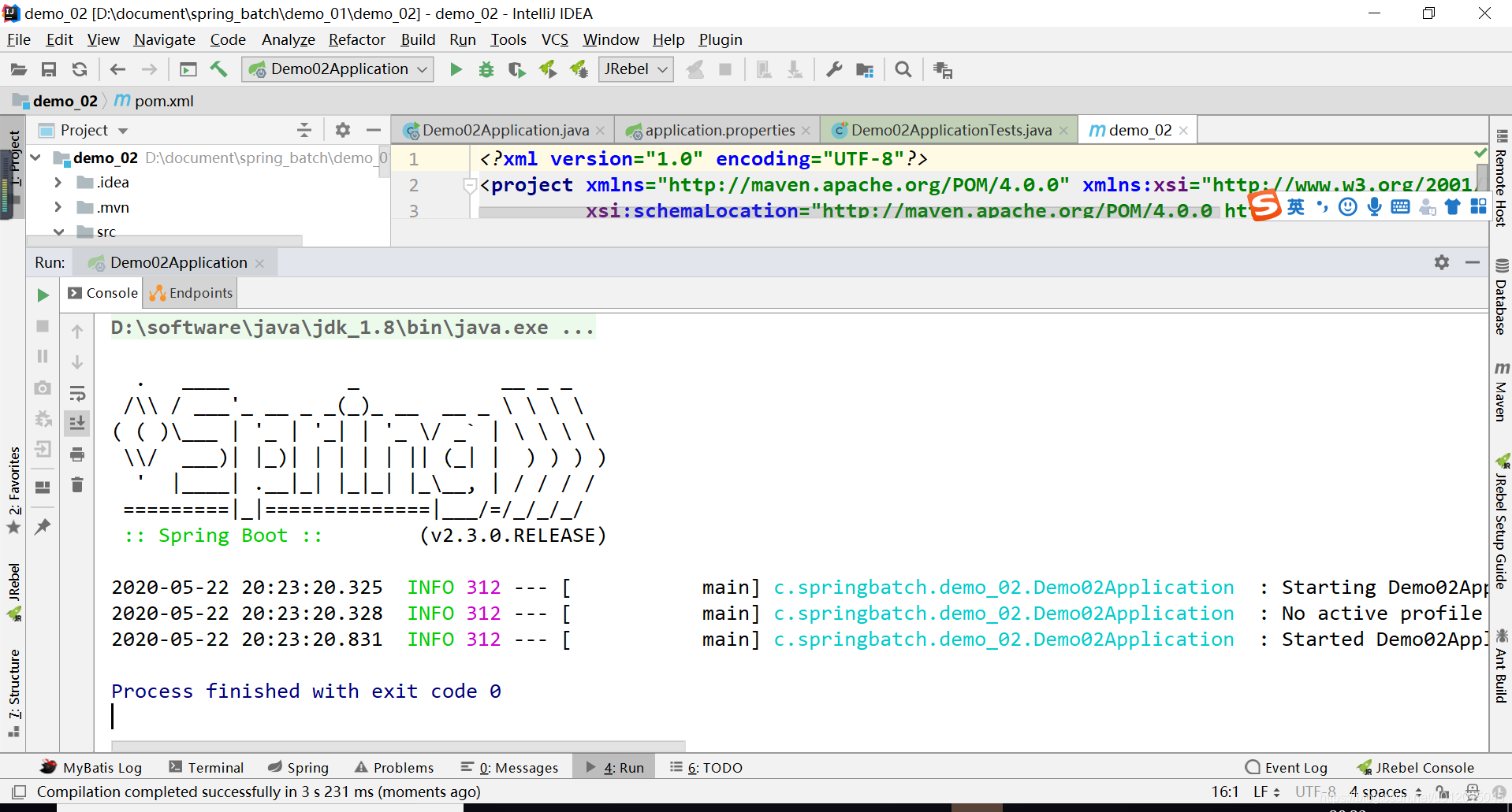 springbatch自学之路-02（如何搭建一个springbatch项目）_idea spring batch-CSDN博客