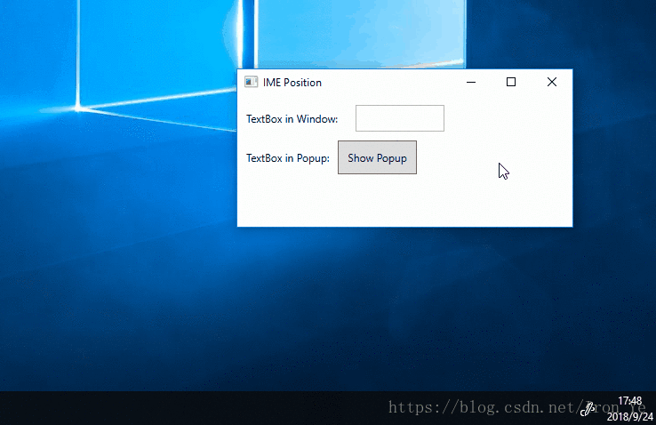 WPF Popup 中 IME 不跟随 TextBox_wpf ime-CSDN博客