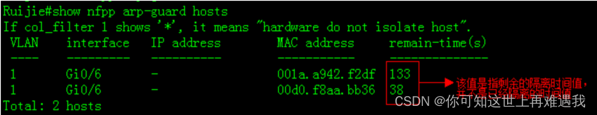 锐捷交换机——安全功能：NFPP_no nfpp arp-guard enable-CSDN博客