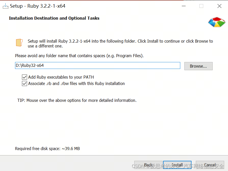 Ruby新手安装步骤，windows环境windows安装ruby Csdn博客 