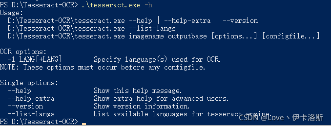 Windows tesseract-OCR 的安装和简单测试_tesseract 5.00 alpha 2021-8-11-CSDN博客