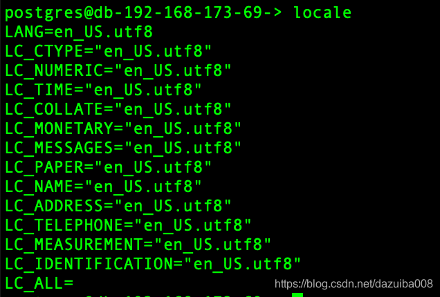 Postgresql本地语言环境参数设置（LC_COLLATE，LC_CTYPE）_postgresql change default ctype-CSDN博客