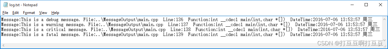 Qt 之 qInstallMessageHandler 输出详细日志并保存到文件中_qt 多线程安全 qinstallmessagehandler-CSDN博客