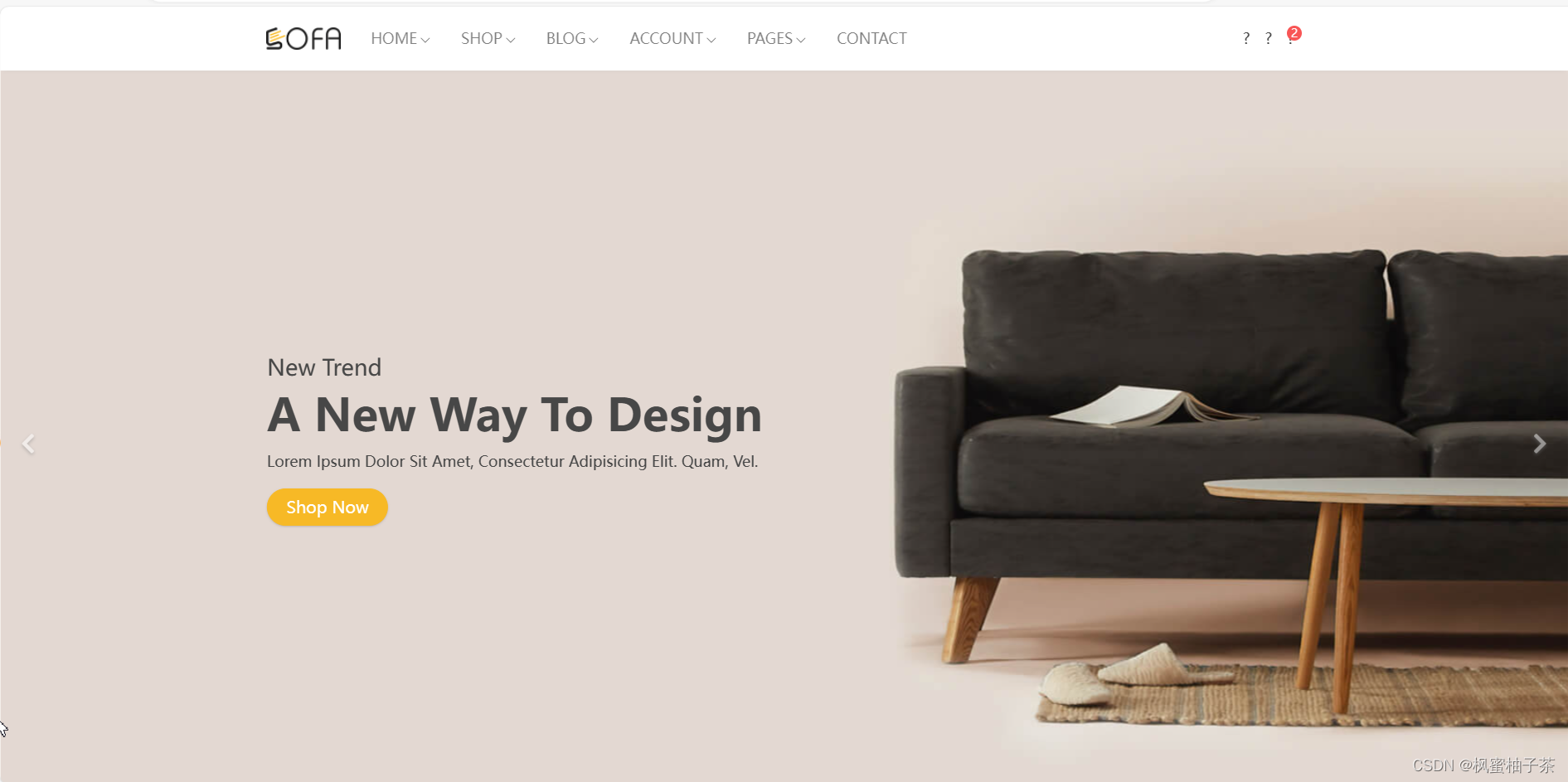 【前端素材】推荐优质在线家具电商Sofa平台模板（附源码）-CSDN博客