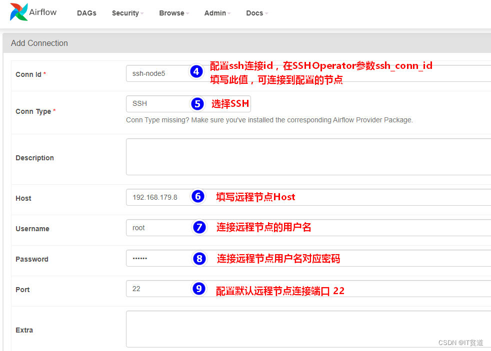 Apache Airflow (十) ：SSHOperator及调度远程Shell脚本_airflow sshoperator-CSDN博客