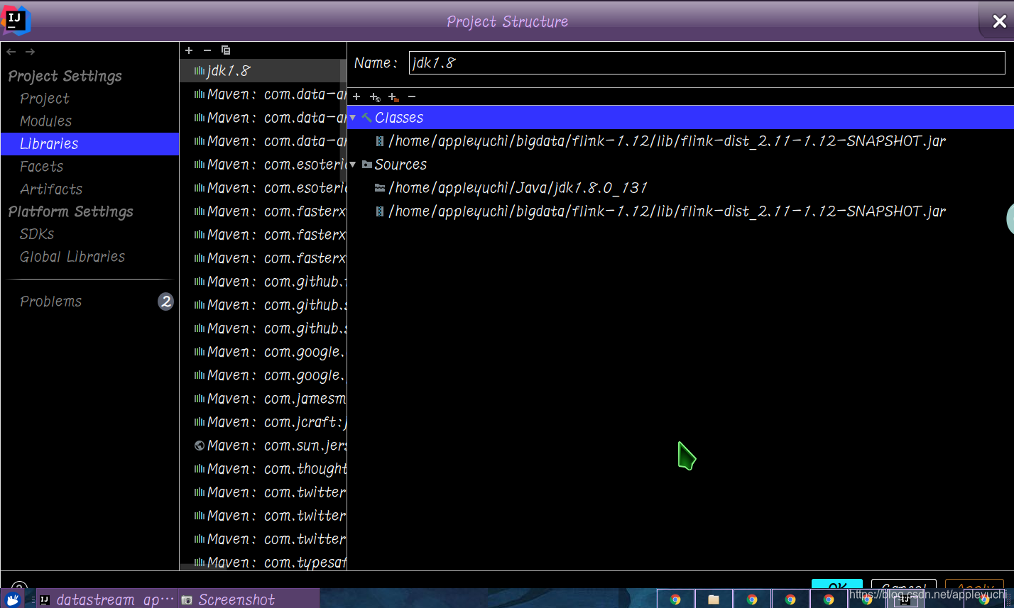 NoClassDefFoundError: org/apache/flink/metrics/MetricGroup_class org ...