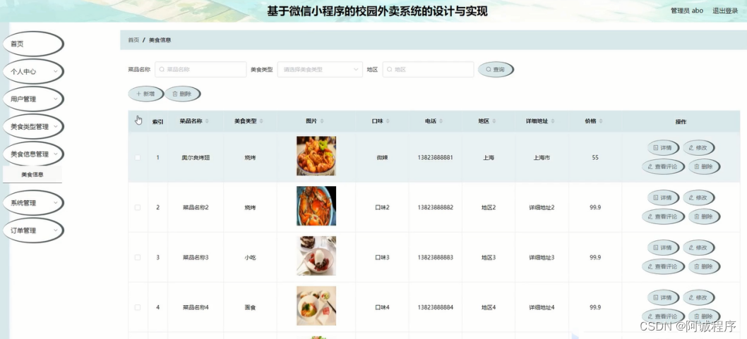 Springbootjavanodepythonphp基于微信小程序的校园外卖系统的设计与实现【2024年毕设】 Csdn博客