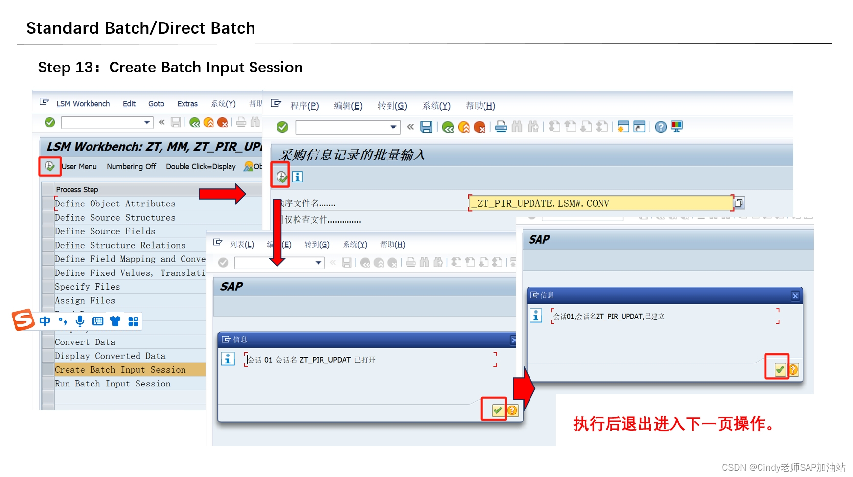 LSMW 功能展示一•Standard Batch/Direct Batch_lsmw standard-CSDN博客