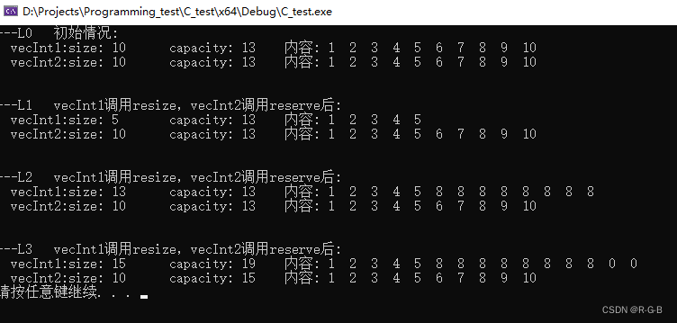 【19】C++实战篇—— vector中 resize()和reserve()详解 与 区别 capacity()和size()_c++ vector resize-CSDN博客