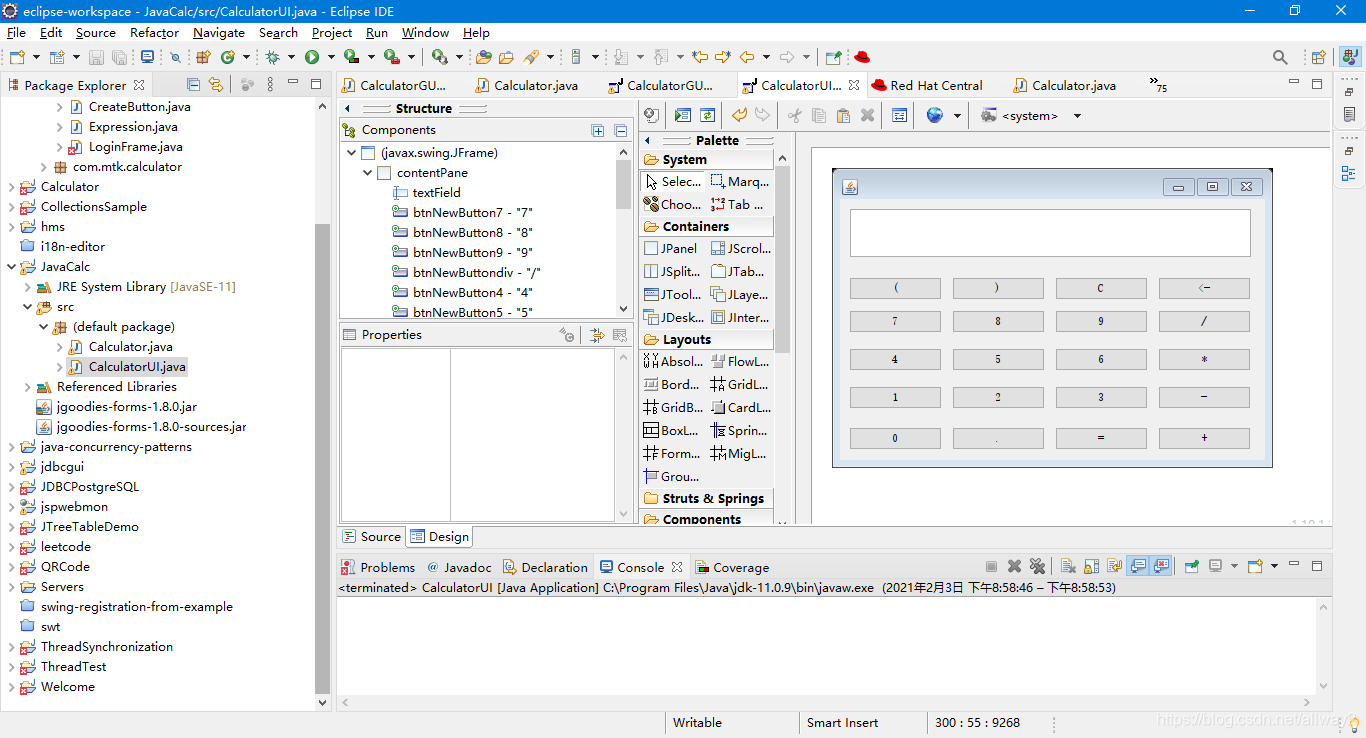 Java Swing Calculator计算器-CSDN博客