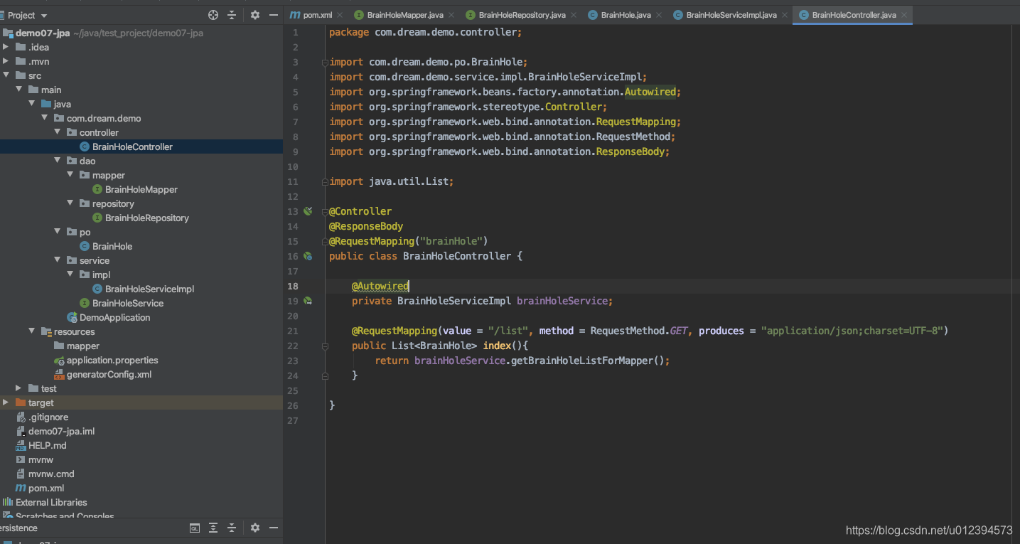 SpringBoot 零基础学习过程（五）Mybatis+JPA_springboot mybatis+jpa-CSDN博客
