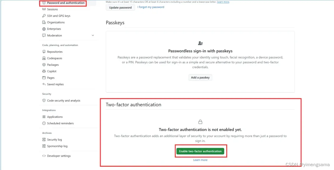 GitHub配置2FA双因素验证_authenticator: 2fa client-CSDN博客
