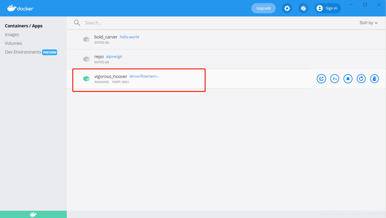 win10 + Docker + Tensorflow Serving部署_win10安装tensorflow-serving-CSDN博客