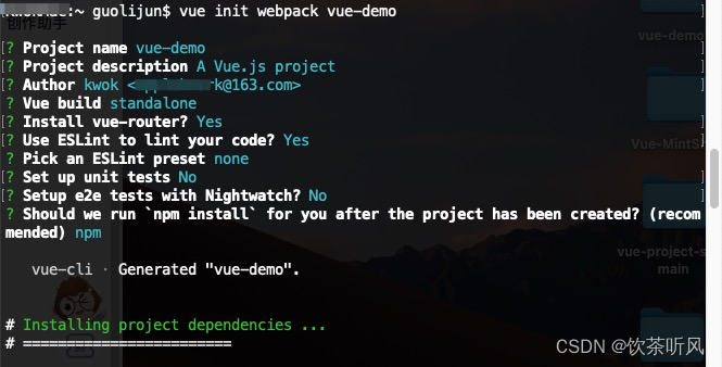 vue init webpack创建项目报错TypeError_typeerror: cannot destructure property `readfile` -CSDN博客