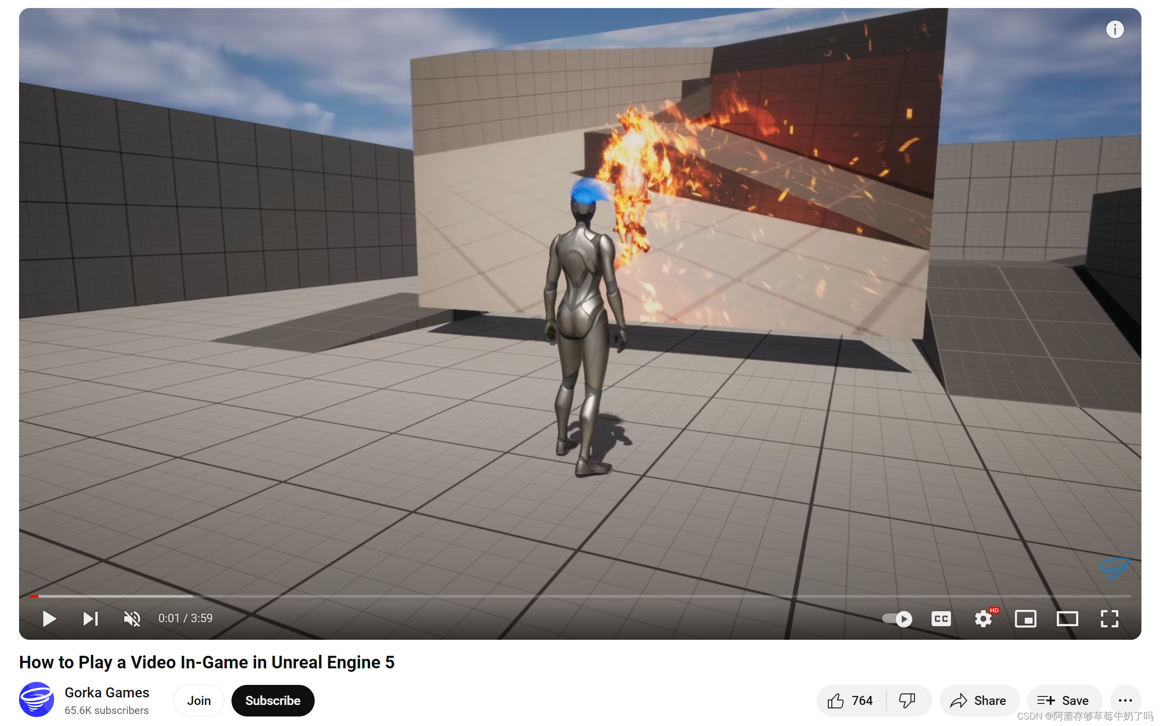 【UE5】3分钟学会UE插入视频作为对象纹理/How to Play a Video In-Game in Unreal Engine 5_ue5怎么将mp4导入-CSDN博客
