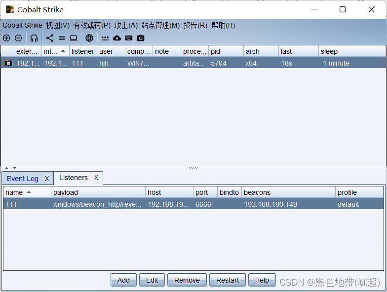 【内网安全-CS】Cobalt Strike启动运行&上线方法&插件_如何在本地打开cobalt strike-CSDN博客