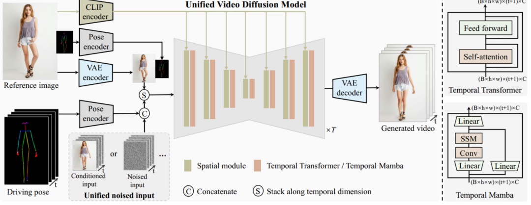 UniAnimate：华科提出人类跳舞视频生成新框架，支持合成一分钟高清视频-CSDN博客