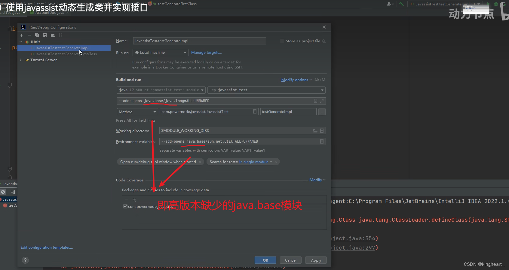 使用javassist动态生成类并实现接口时因为jdk版本过高导致错误expected Domain Id Type Is Java 