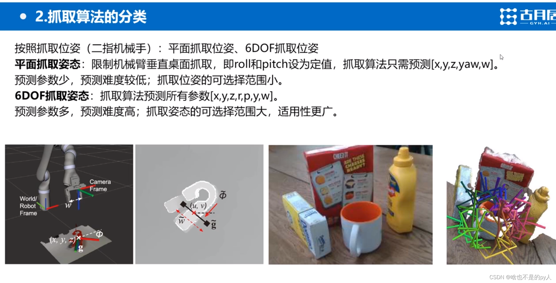 pybullet抓取算法概念以及分类（一）_平面抓取位姿、6dof抓取位姿-CSDN博客