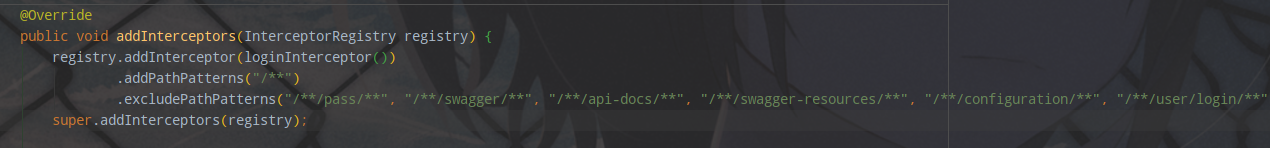 Springboot配置excludePathPatterns不生效问题解决_springboot addinterceptors添加excludepathpatterns静态文-CSDN博客
