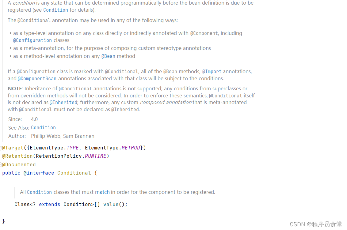 【spring】@Conditional注解学习_spring conditional-CSDN博客