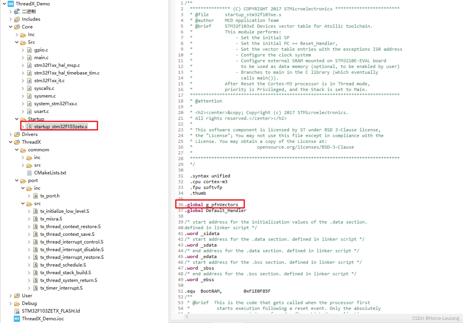 【STM32】STM32F103基于CubeIDE移植ThreadX_threadx stm32-CSDN博客