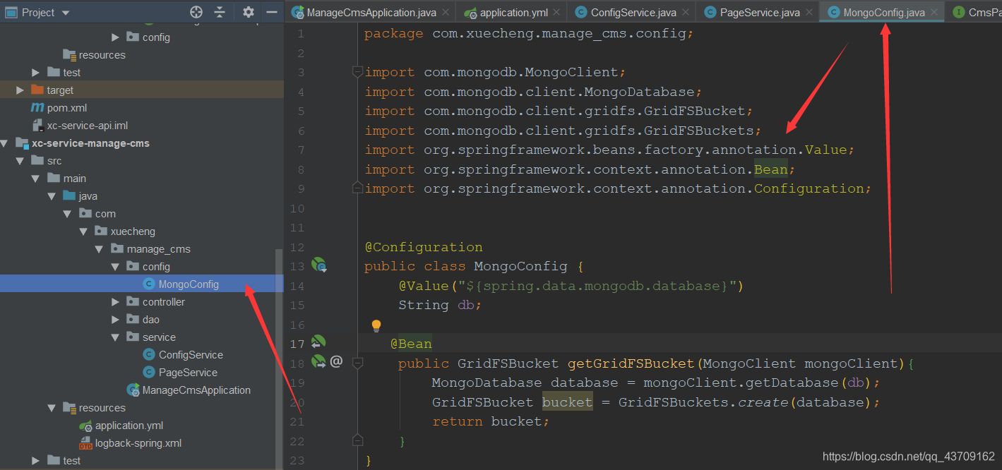 Could not autowire No beans of GridFSBucket type found more ._could not autowire. no beans of ...
