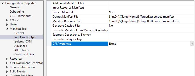 关于dpi awareness 的清单文件设置-CSDN博客