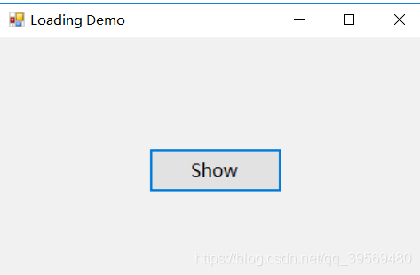 winform耗时代码处理，仿win10加载动画Loading(等待界面)_c# winform loading界面-CSDN博客