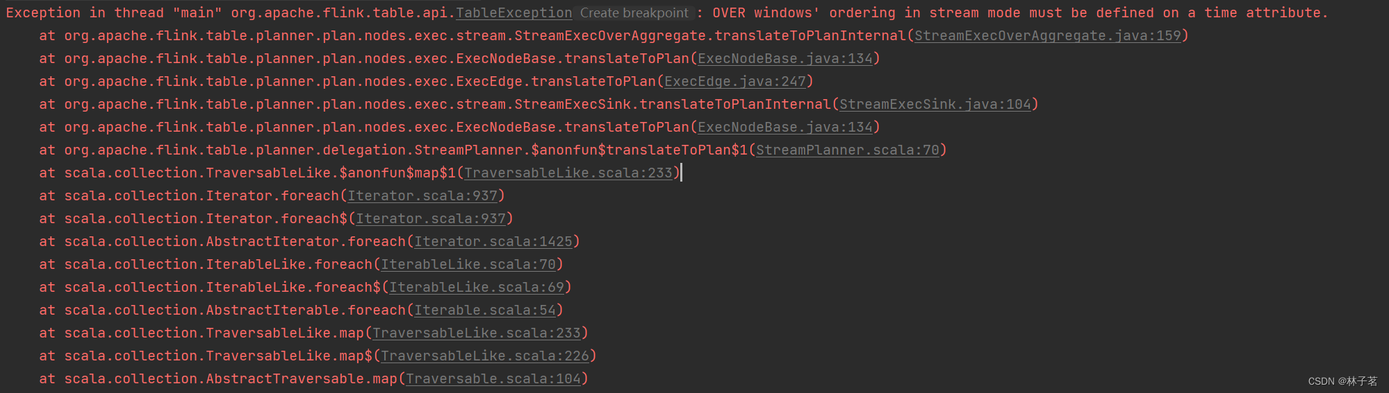 FlinkSQL求TopN时遇到的错误_the window can only be ordered in ascending mode.-CSDN博客
