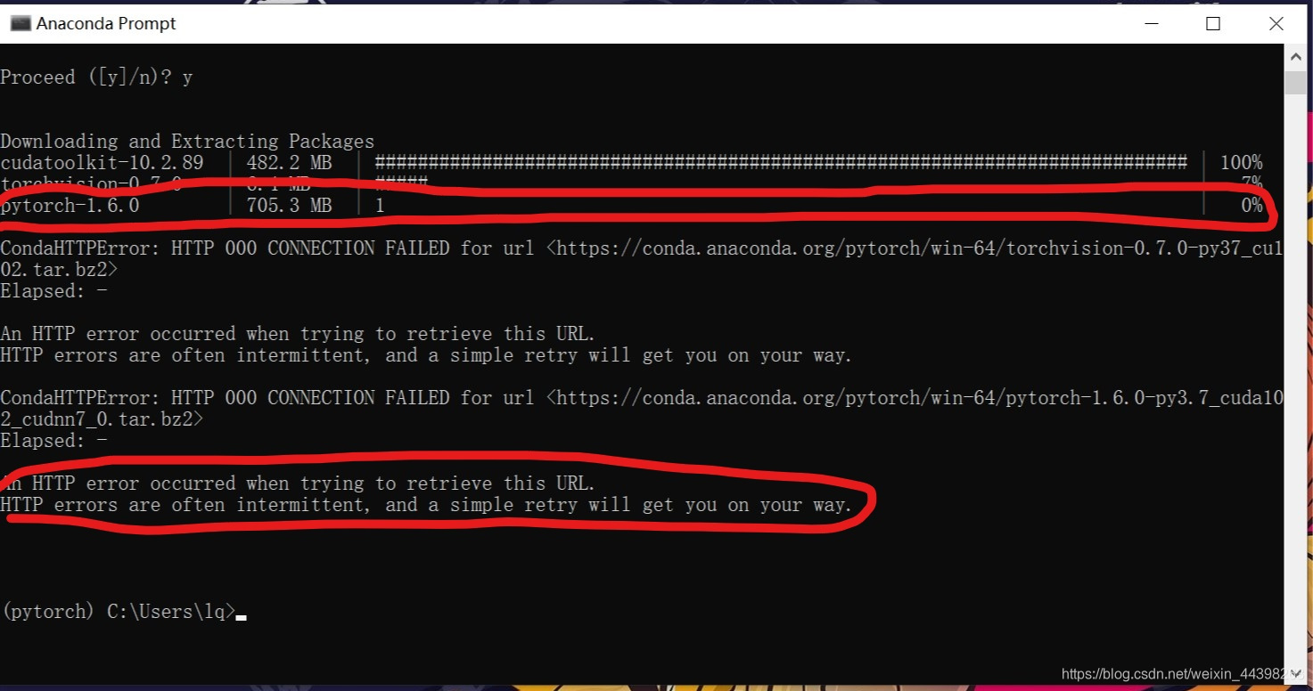 win10下conda安装pytorch-gpu版本（超详细），完美解决镜像源下载慢问题！_torch的gpu版本下载太慢怎么办-CSDN博客