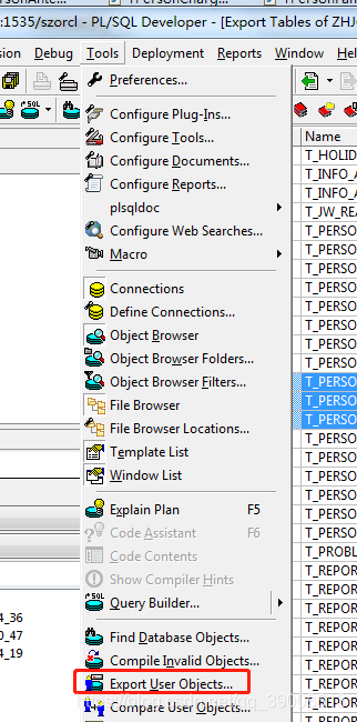 使用plsql导出oracle表结构和数据详解 数据泵导入导出plsql Export Tables Csdn博客