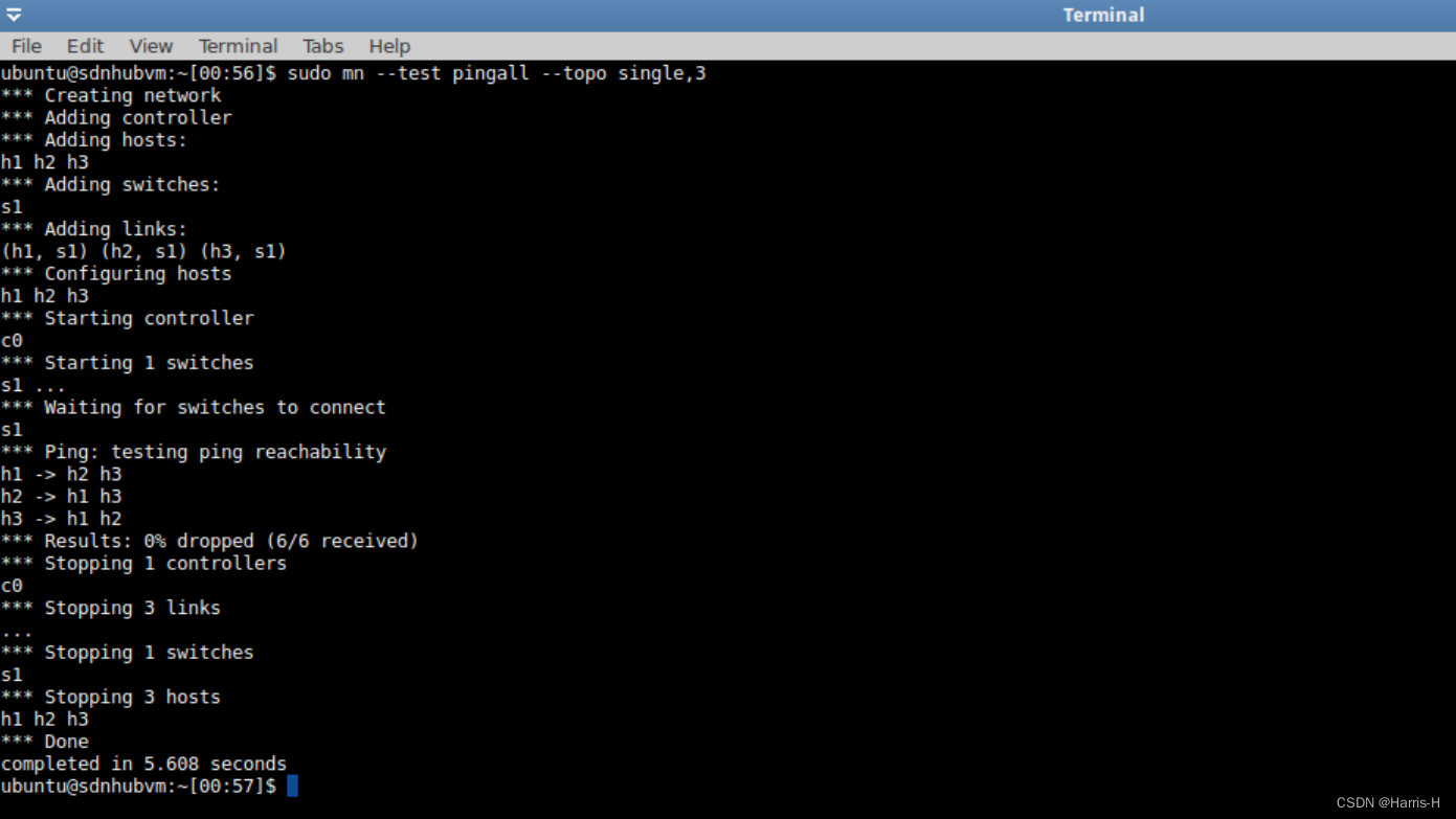 SDN的Mininet使用_sdn拿来测试的python脚本-CSDN博客